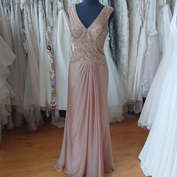 Montage by Mon Cheri | Dresses | Gold Montage Mother Of The Bride ...